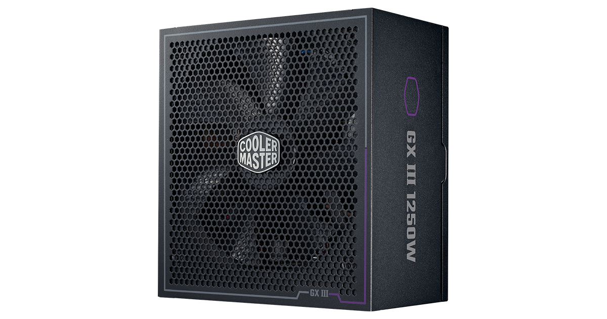 GX III Gold 1250 | A sleek and clean GX series PSU | Cooler Master