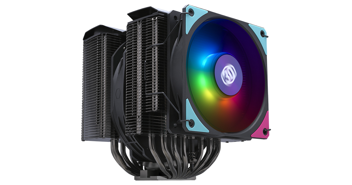 Peerless Assassin 120 Cooler Master MasterAir MA824 Stealth Dual Tower ...